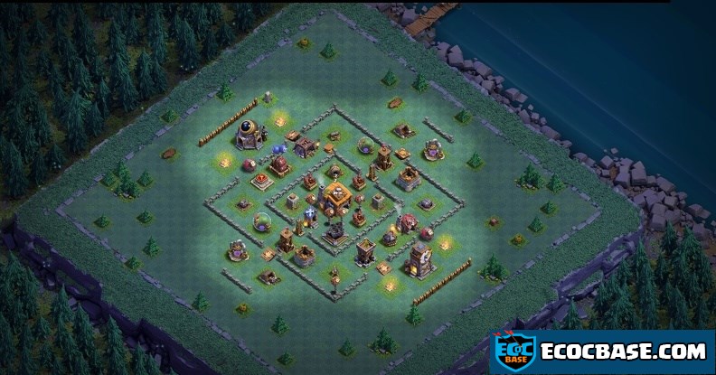 Builder Base | Aldea Nocturna / (BH7) Taller del Constructor 7 | Clash of Clans Base Layout Link