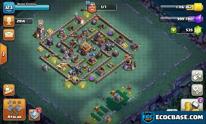 Builder Base | Aldea Nocturna / (BH7) Taller del Constructor 7 | Clash of Clans Base Layout Link