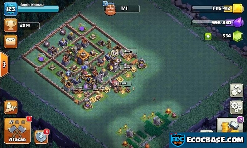 Builder Base | Aldea Nocturna / (BH7) Taller del Constructor 7 | Clash of Clans Base Layout Link