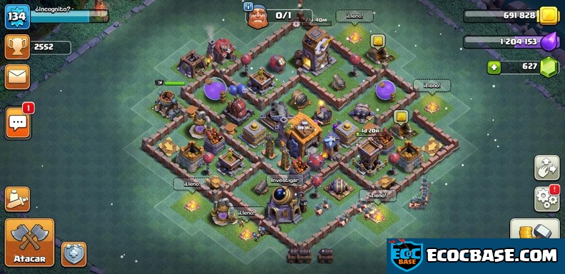 Builder Base | Aldea Nocturna / (BH7) Taller del Constructor 7 | Clash of Clans Base Layout Link