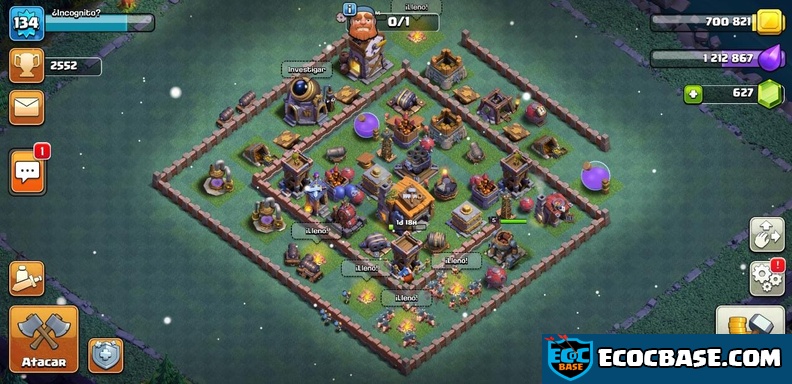Builder Base | Aldea Nocturna / (BH7) Taller del Constructor 7 | Clash of Clans Base Layout Link