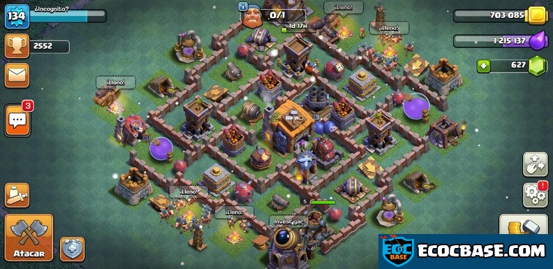Builder Base | Aldea Nocturna / (BH7) Taller del Constructor 7 | Clash of Clans Base Layout Link