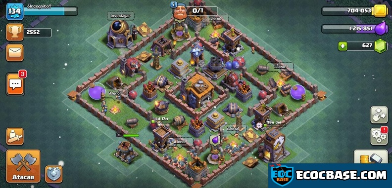 Builder Base | Aldea Nocturna / (BH7) Taller del Constructor 7 | Clash of Clans Base Layout Link