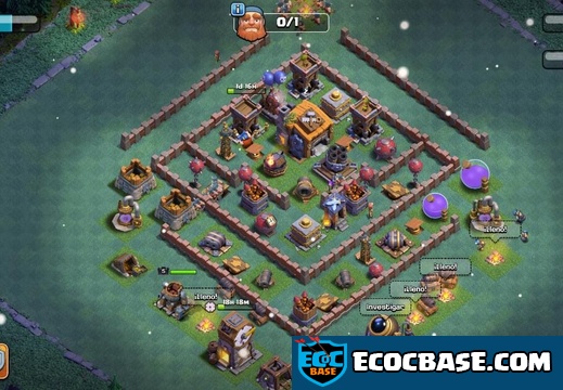 Builder Base | Aldea Nocturna / (BH7) Taller del Constructor 7 | Clash of Clans Base Layout Link