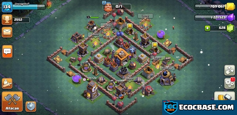 Builder Base | Aldea Nocturna / (BH7) Taller del Constructor 7 | Clash of Clans Base Layout Link