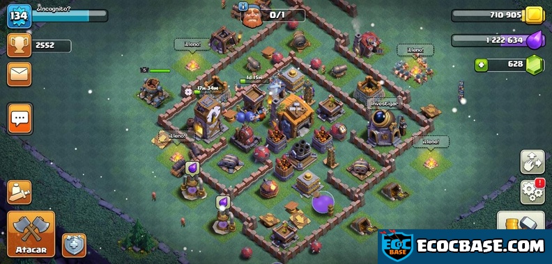 Builder Base | Aldea Nocturna / (BH7) Taller del Constructor 7 | Clash of Clans Base Layout Link