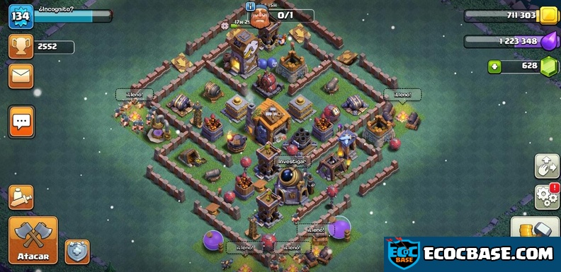 Builder Base | Aldea Nocturna / (BH7) Taller del Constructor 7 | Clash of Clans Base Layout Link